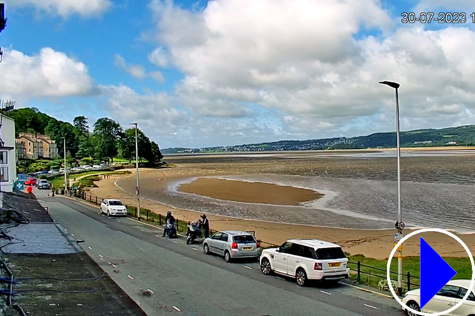 Arnside Pier and Beach Webcam, Lancashire