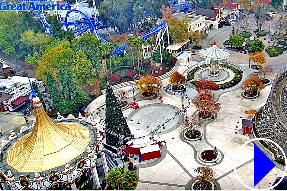 Live Streaming Webcam | Great America Theme Park | California