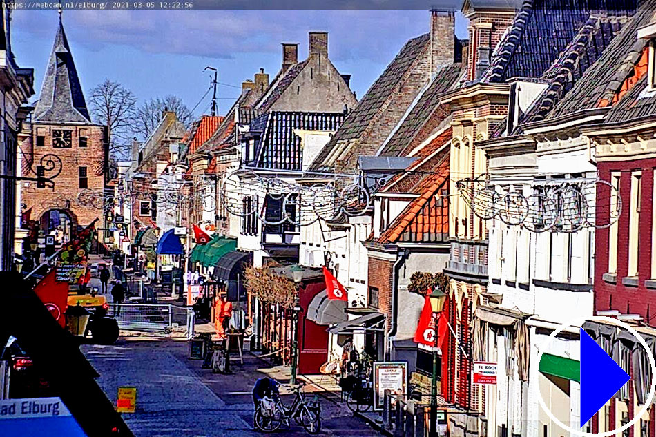 Live Streaming Webcam | Views of Elburg | The Netherlands